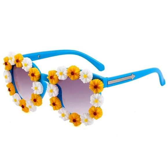 Accessories | Little Girls Summer Sunglasses Sweet Style Sunflowers ...